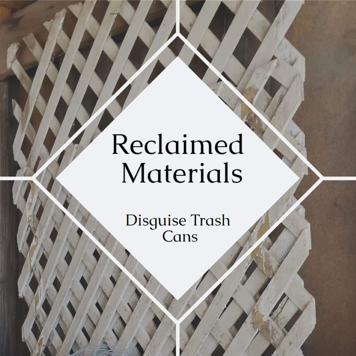 Garbage Can Enclosure | Do It Yourself - My Repurposed Life®