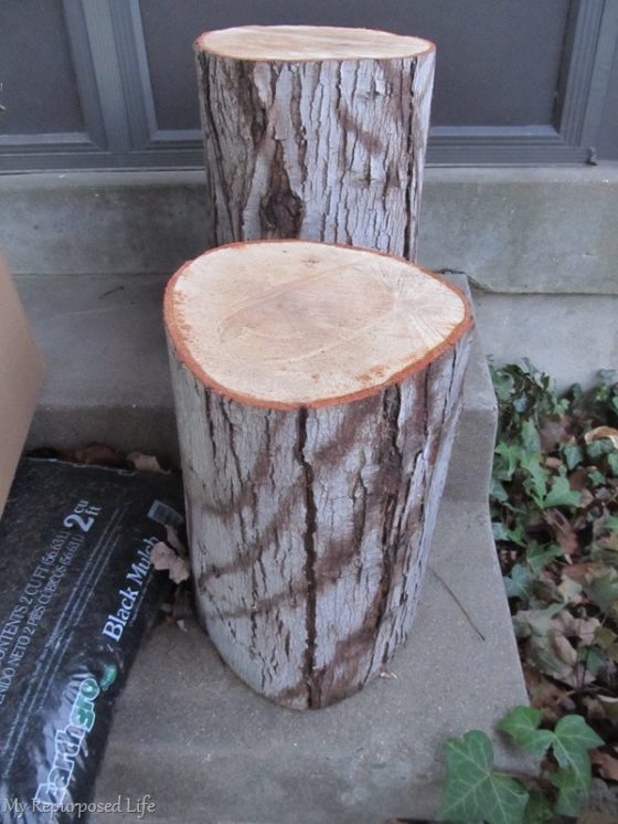 Wood Slice Ornaments from Tree Branches - My Repurposed Life®