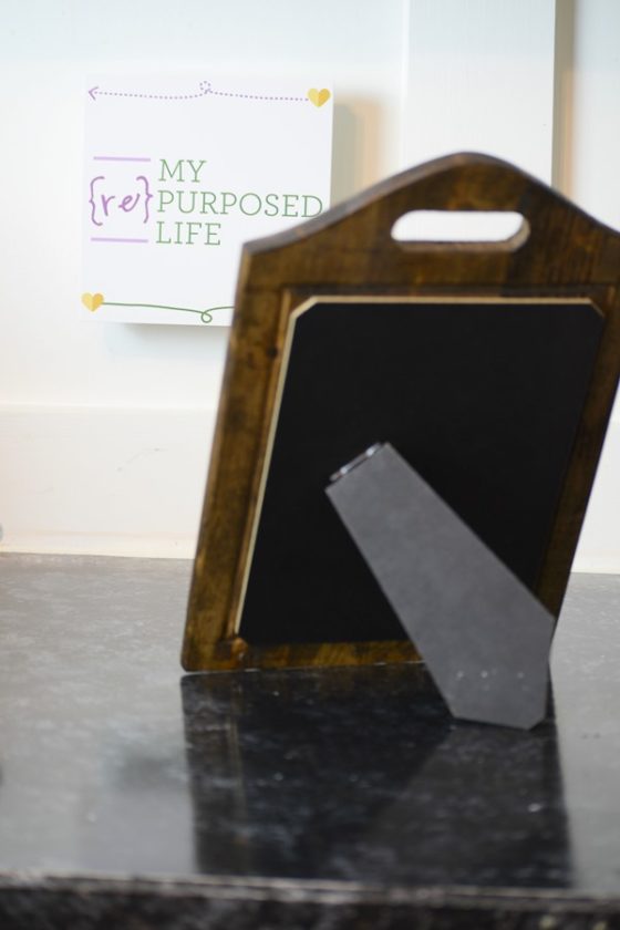 iPad stand | easy Thrift Store Decor project - My Repurposed Life®