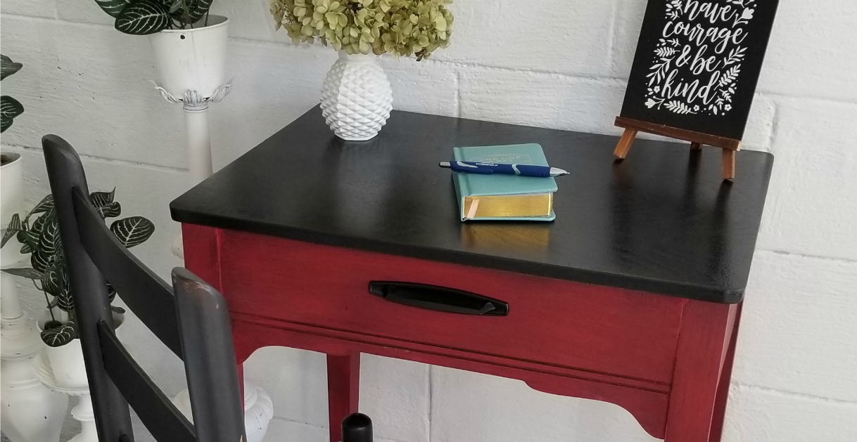 Sewing Cabinet Side Table - My Repurposed Life®