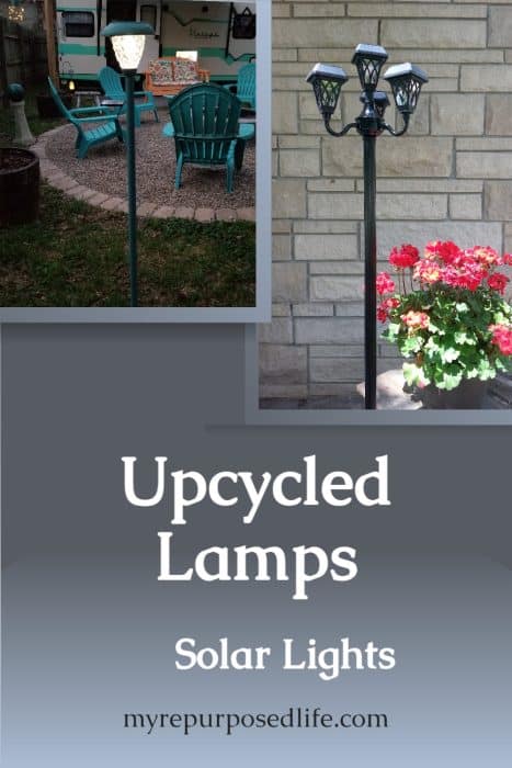 Repurposed Floor Lamp Solar Light (Easy Outdoor DIY Idea)