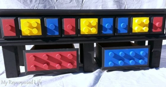 DIY Lego Table {repurposed dresser} - My Repurposed Life®