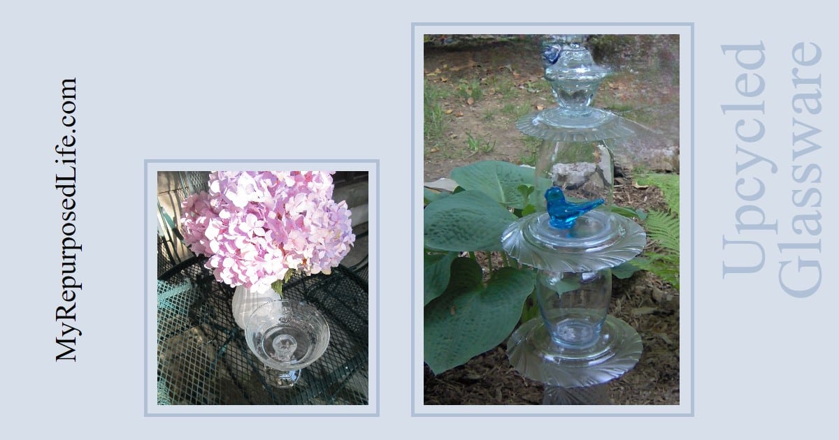 Repurposed Glassware Totems And More - My Repurposed Life®