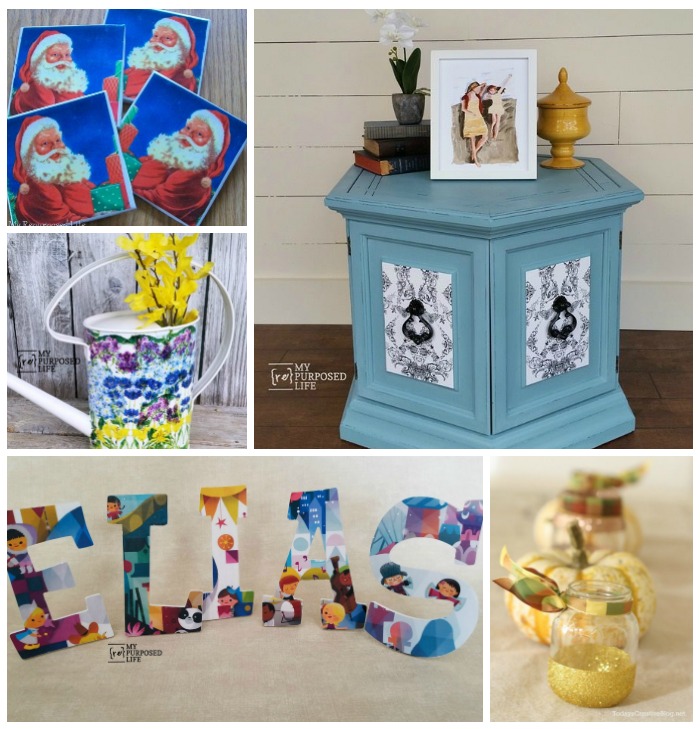 Decoupage Project Ideas - My Repurposed Life®