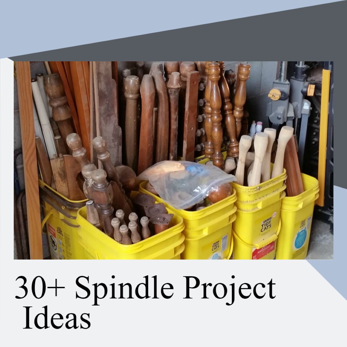 Wooden Spindle Project Ideas - My Repurposed Life®