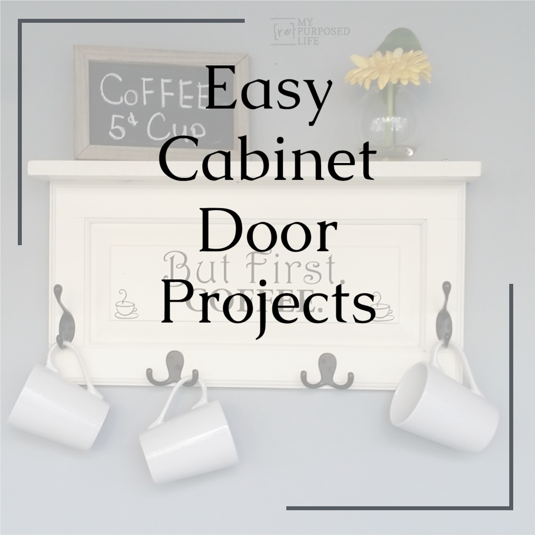 easy cabinet door projects - My Repurposed Life®