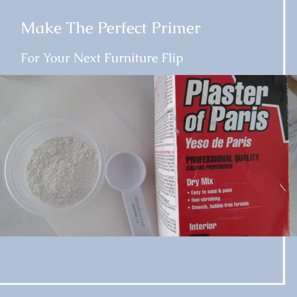 DIY Chalk Paint as a primer