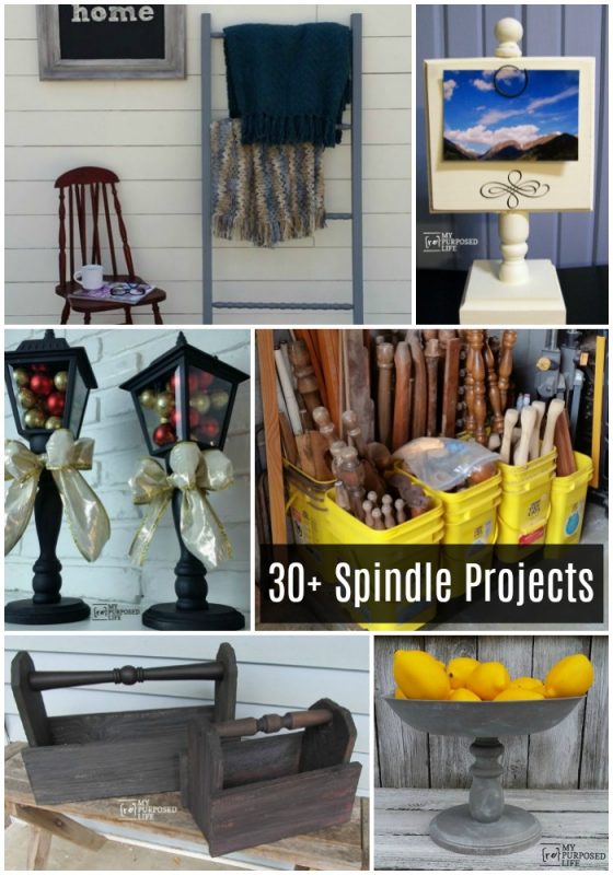 Wooden Spindle Project Ideas - My Repurposed Life®
