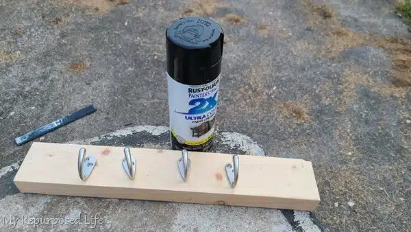 Shadow Box Hook Shelf | Repurposed Window - My Repurposed Life®