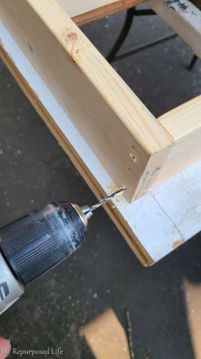 Shadow Box Hook Shelf | Repurposed Window - My Repurposed Life®