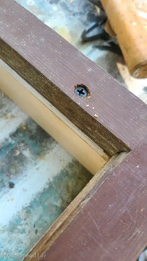 Shadow Box Hook Shelf | Repurposed Window - My Repurposed Life®