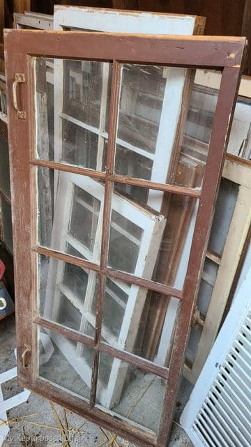 Shadow Box Hook Shelf | Repurposed Window - My Repurposed Life®