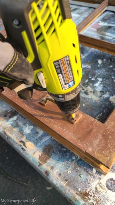 Shadow Box Hook Shelf | Repurposed Window - My Repurposed Life®