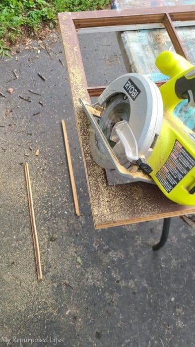 Shadow Box Hook Shelf | Repurposed Window - My Repurposed Life®