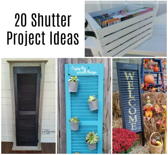 Repurposed Shutter (magazine rack) - My Repurposed Life® Rescue Re ...