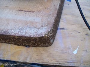 Vintage Coffee Table Makeover | How to replace a damaged table top - My ...