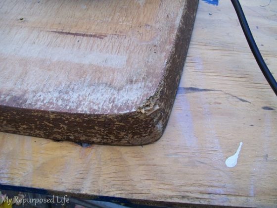 Vintage Coffee Table Makeover | How to replace a damaged table top - My ...