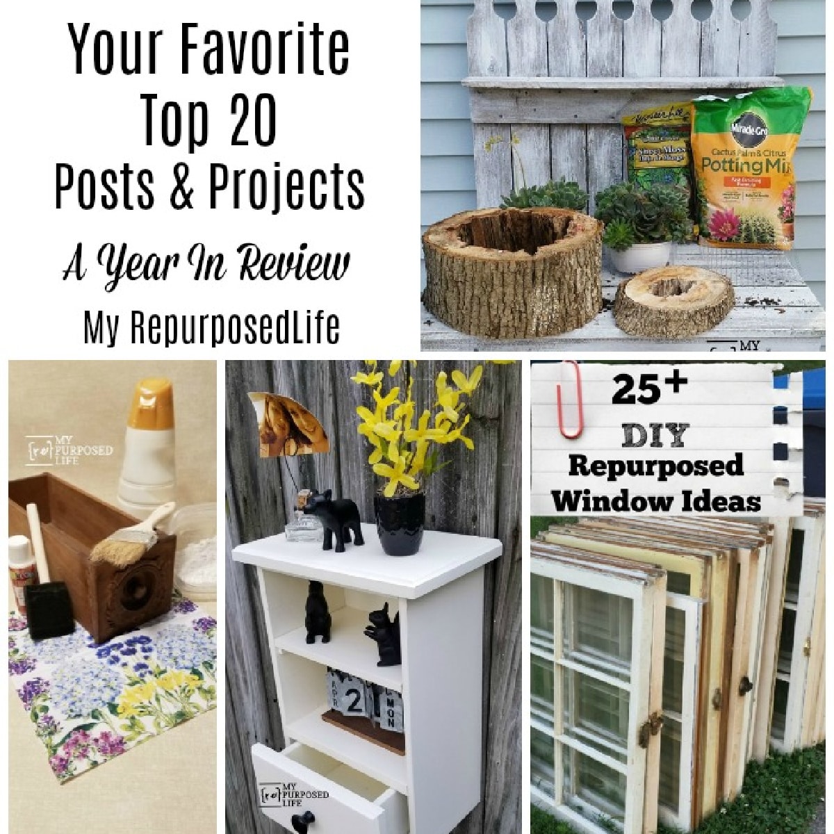 Repurposed DIY Projects from 2020 - My Repurposed Life®