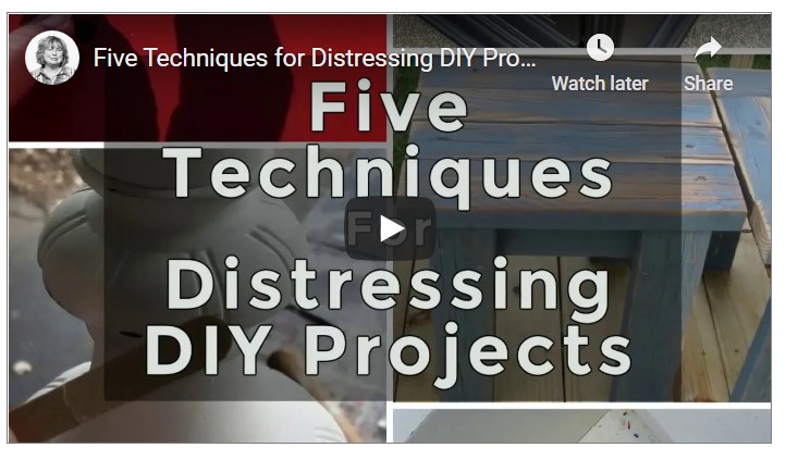 How To Distress DIY Projects - My Repurposed Life® Rescue Re-imagine Repeat