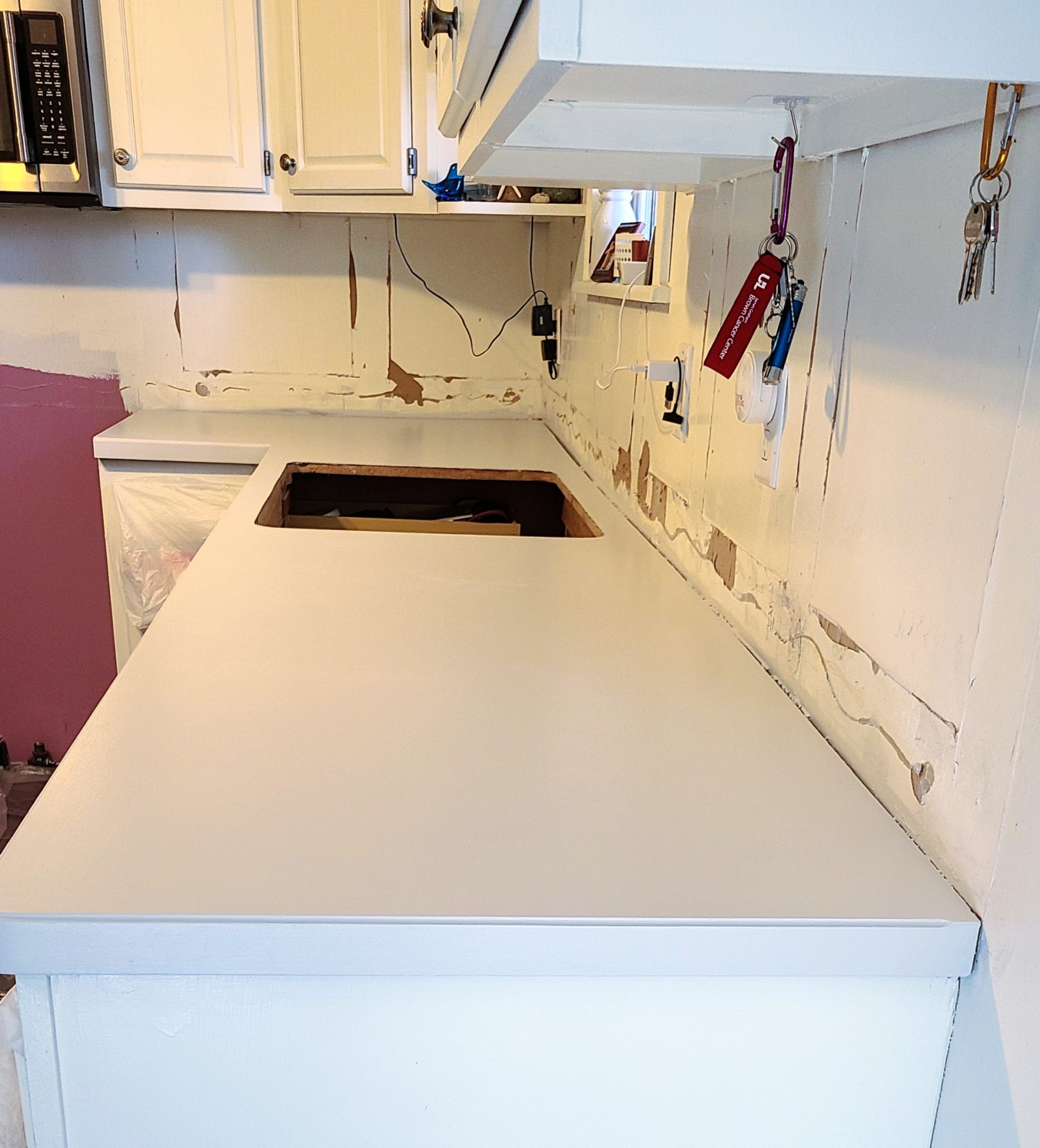 Painted Kitchen Countertops | Again - My Repurposed Life®