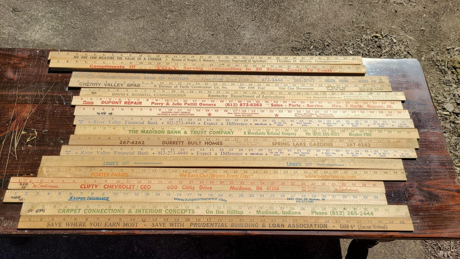 Yardstick Business Card Holder - My Repurposed Life®