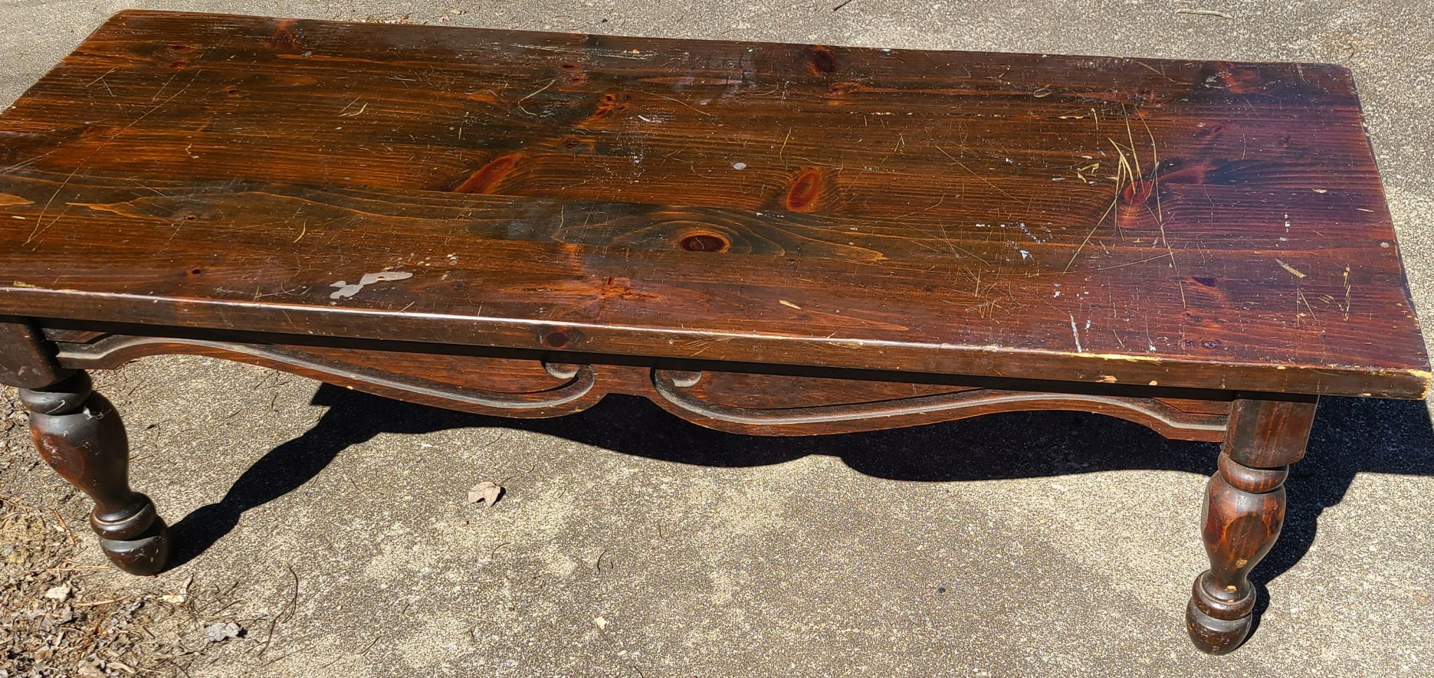 Thrift Store Coffee Table Makeover - My Repurposed Life®