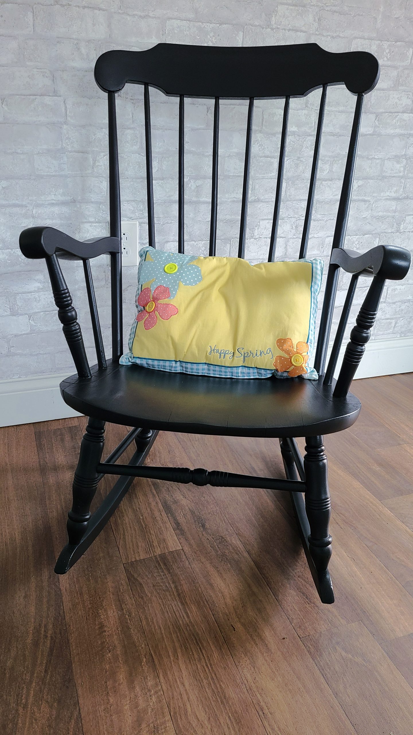 Wooden Rocking Chair Makeover | Curb Find - My Repurposed Life®