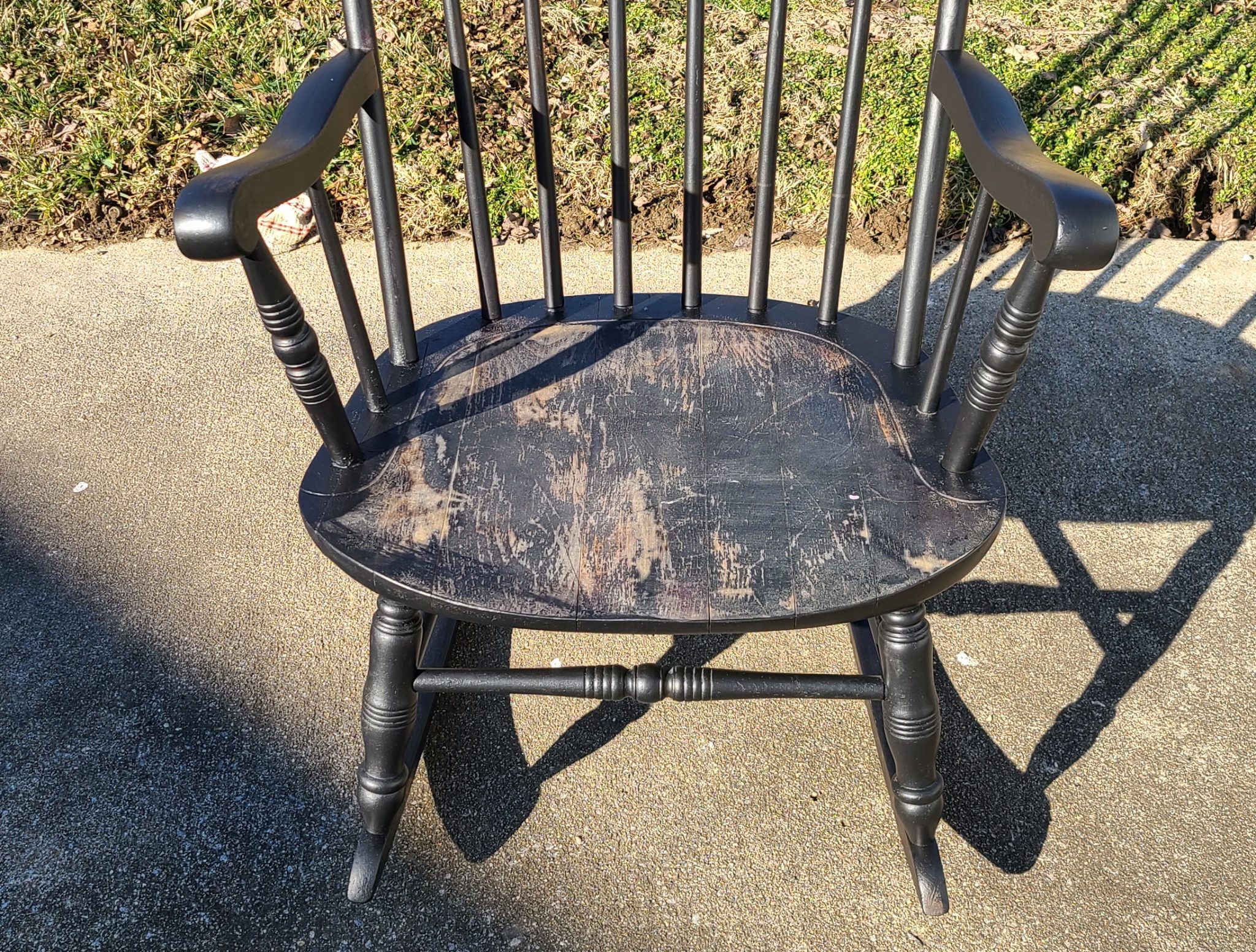 Wooden Rocking Chair Makeover | Curb Find - My Repurposed Life®