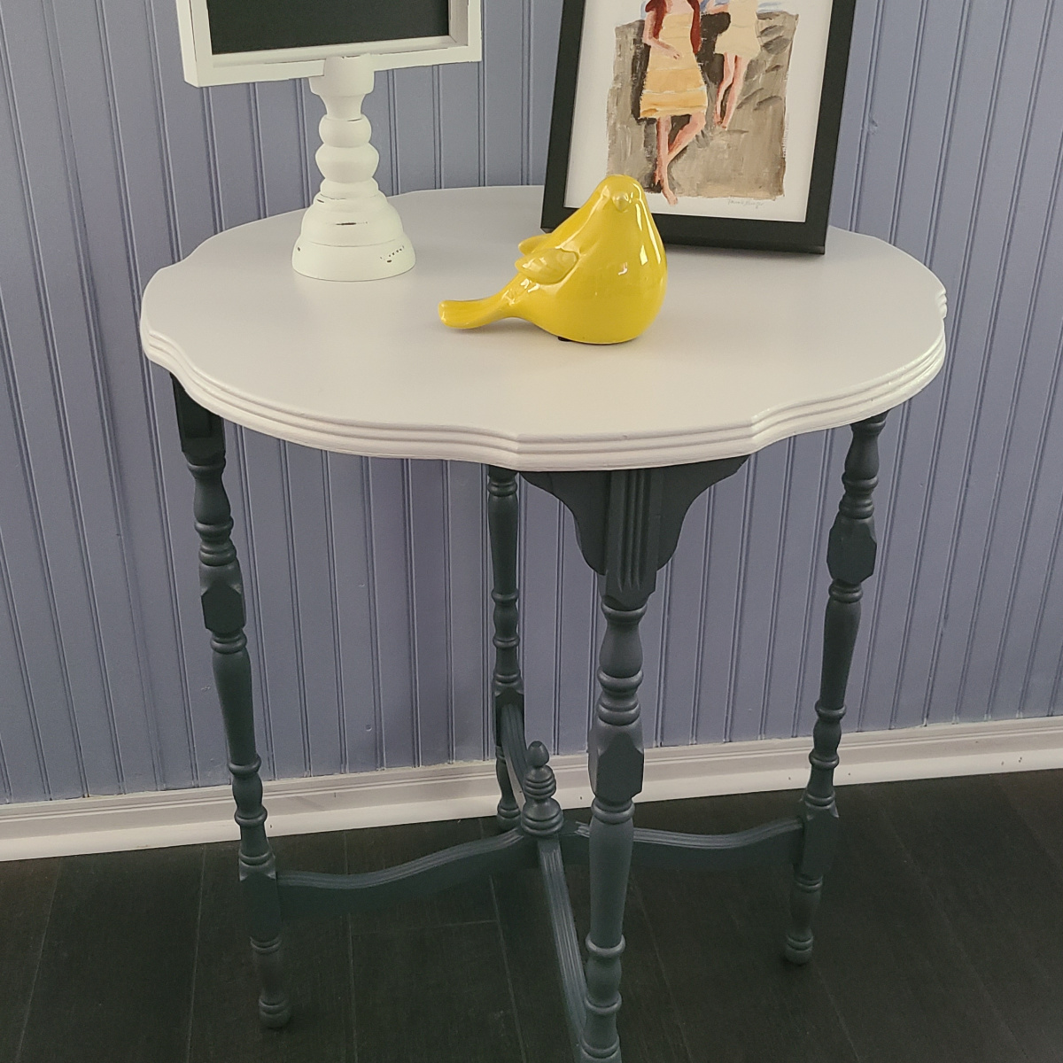 Antique Side Table Makeover - My Repurposed Life® Rescue Re-imagine Repeat