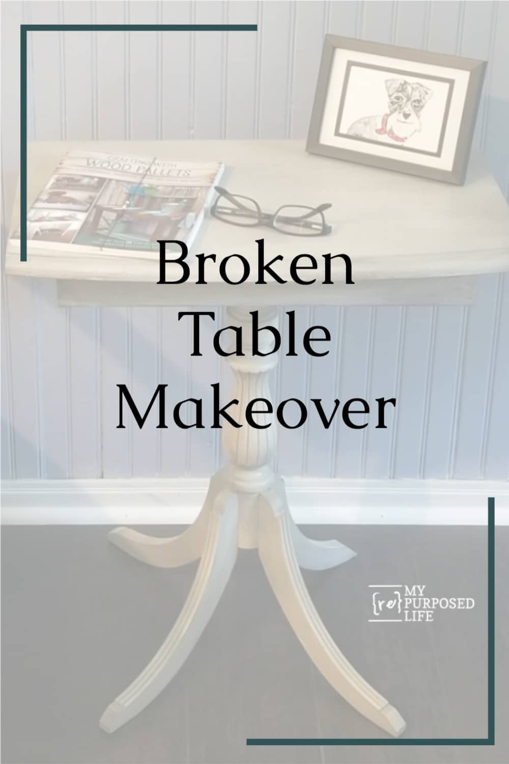 Small Claw Foot Table - My Repurposed Life®