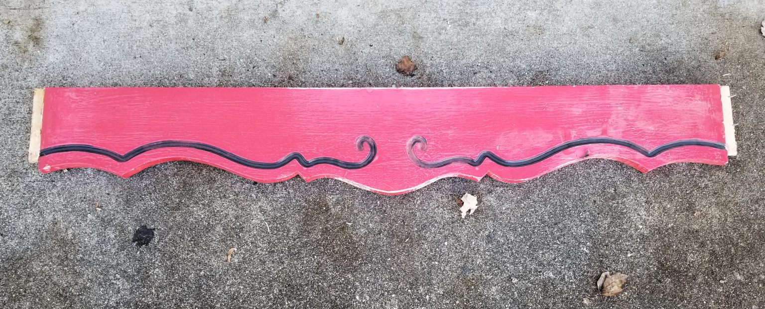 Reclaimed Wood Valance Shelf - My Repurposed Life®