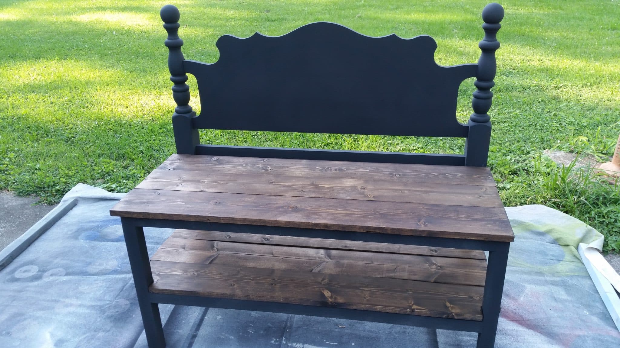 small black bench My Repurposed Life