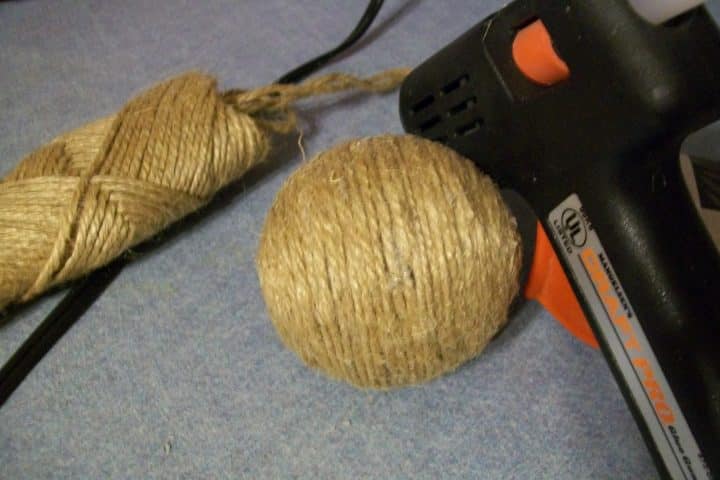 Decorative jute balls - My Repurposed Life®