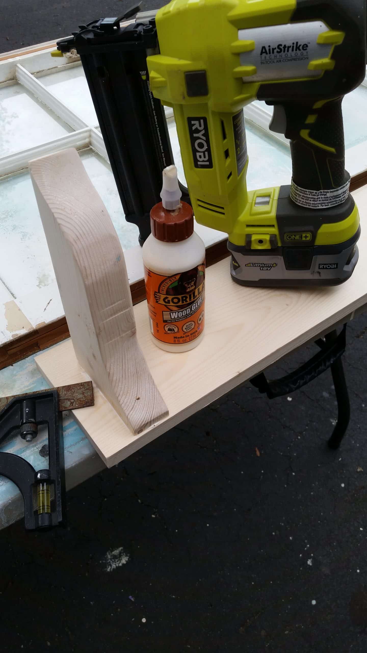 Gray Window Shelf - My Repurposed Life®