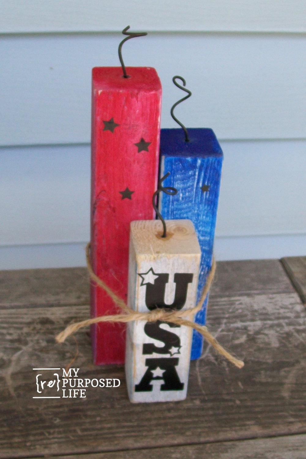 Easy Peasy Wooden Firecrackers - My Repurposed Life®