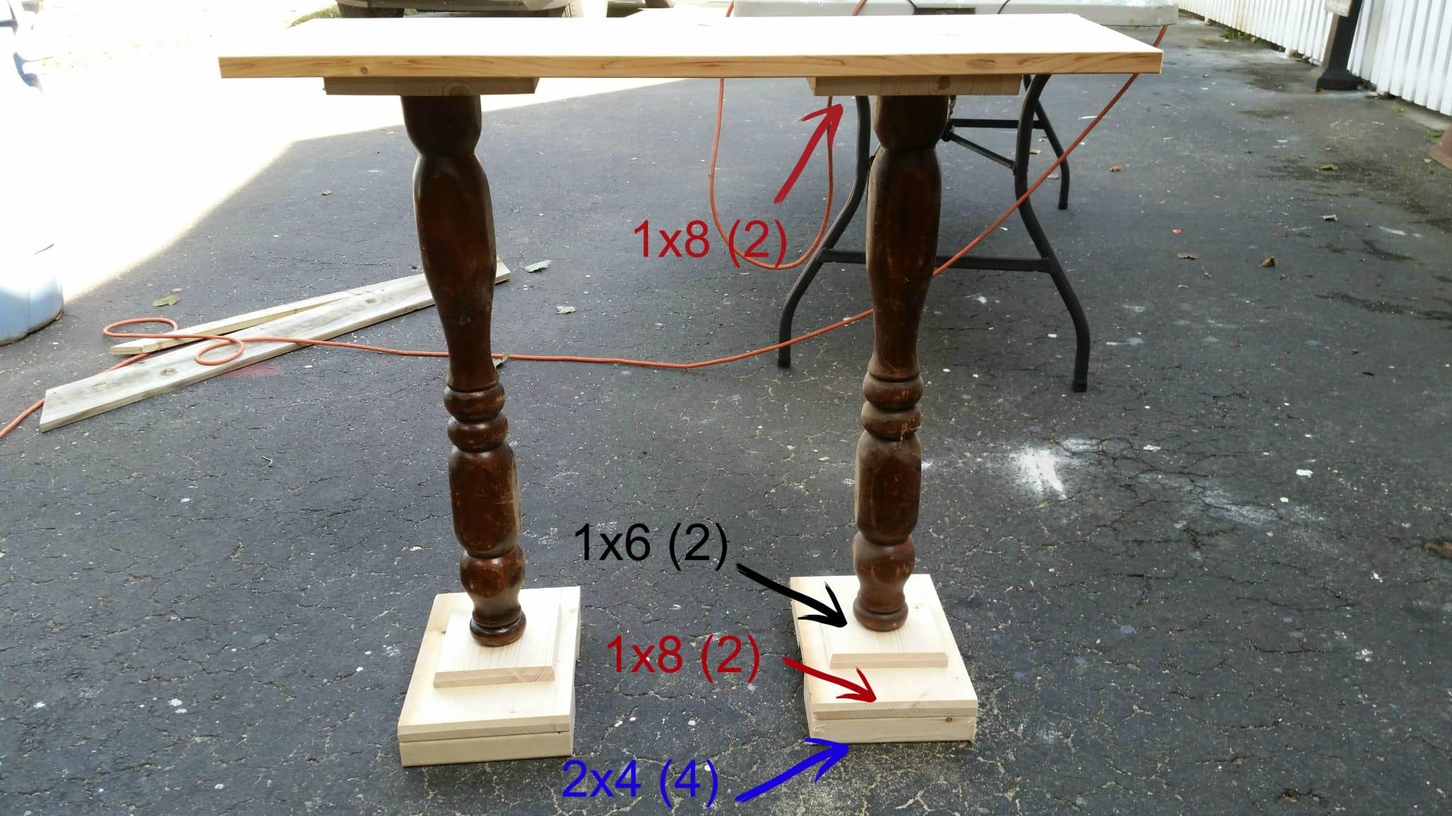 Double Pedestal Table - My Repurposed Life®