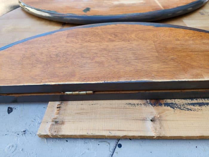 Pedestal Drop Leaf Table Makeover - My Repurposed Life®