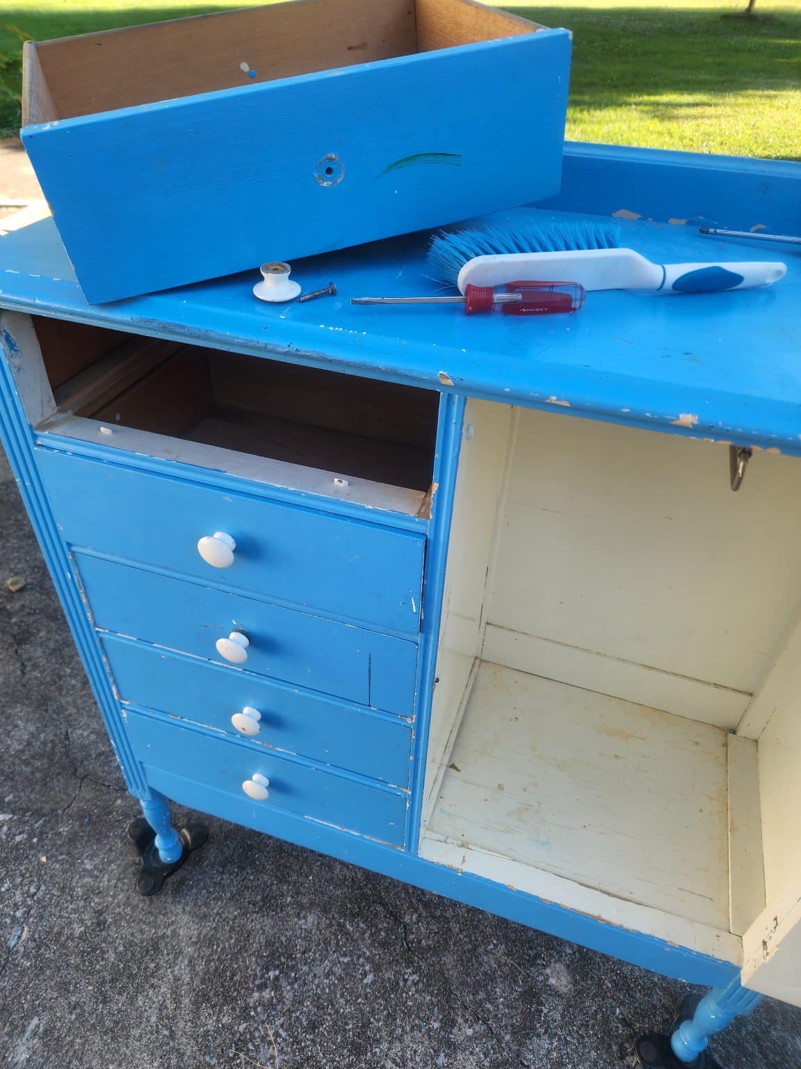 Antique Wardrobe Makeover - My Repurposed Life®