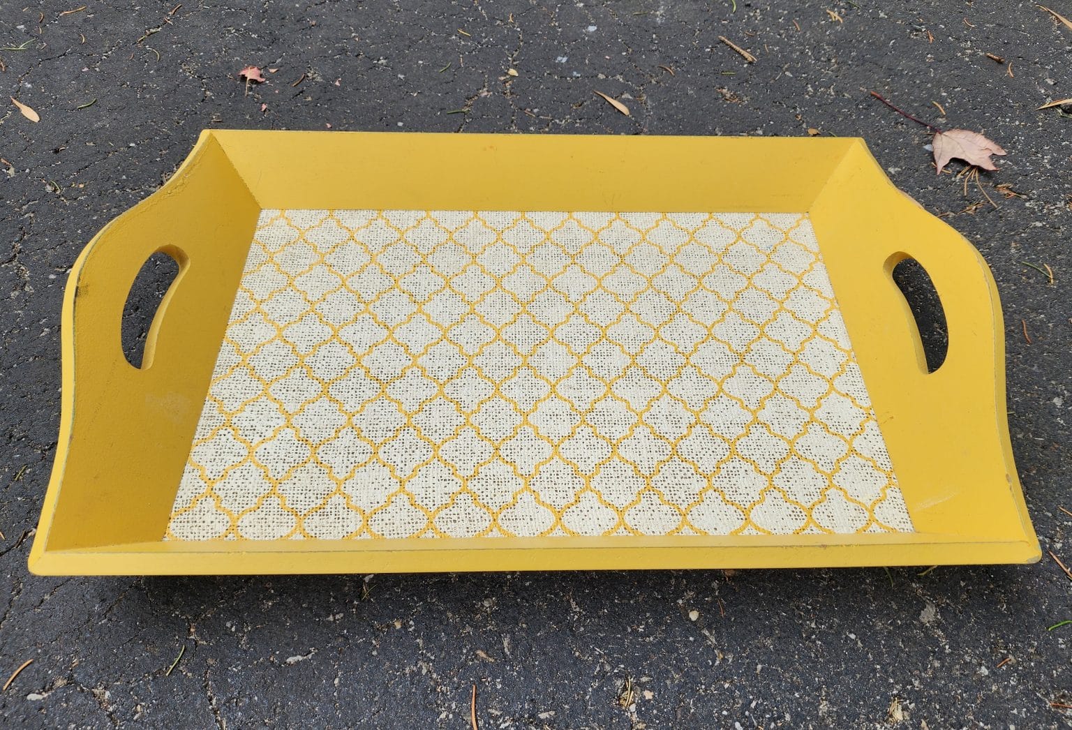 Easy Thrift Store Tray Makeover - My Repurposed Life®