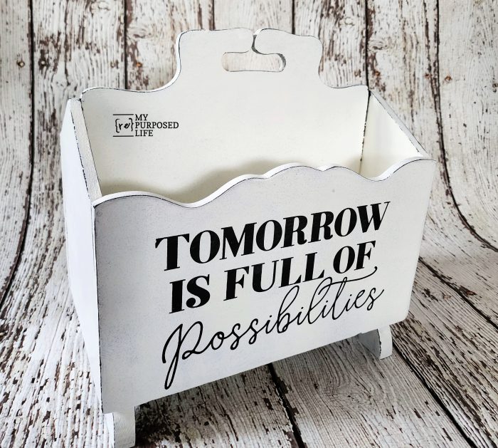 Vintage Magazine Rack Upcycle - My Repurposed Life®