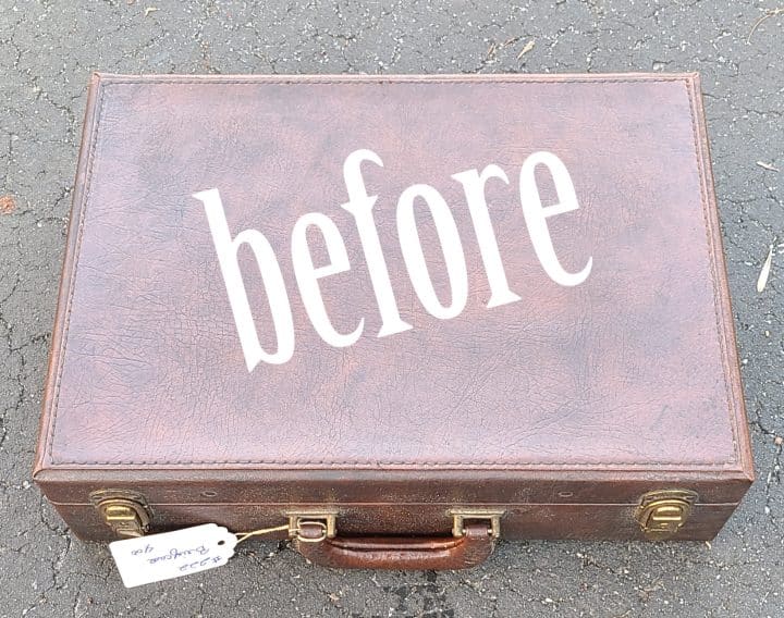 DIY Painted Suitcase - My Repurposed Life®