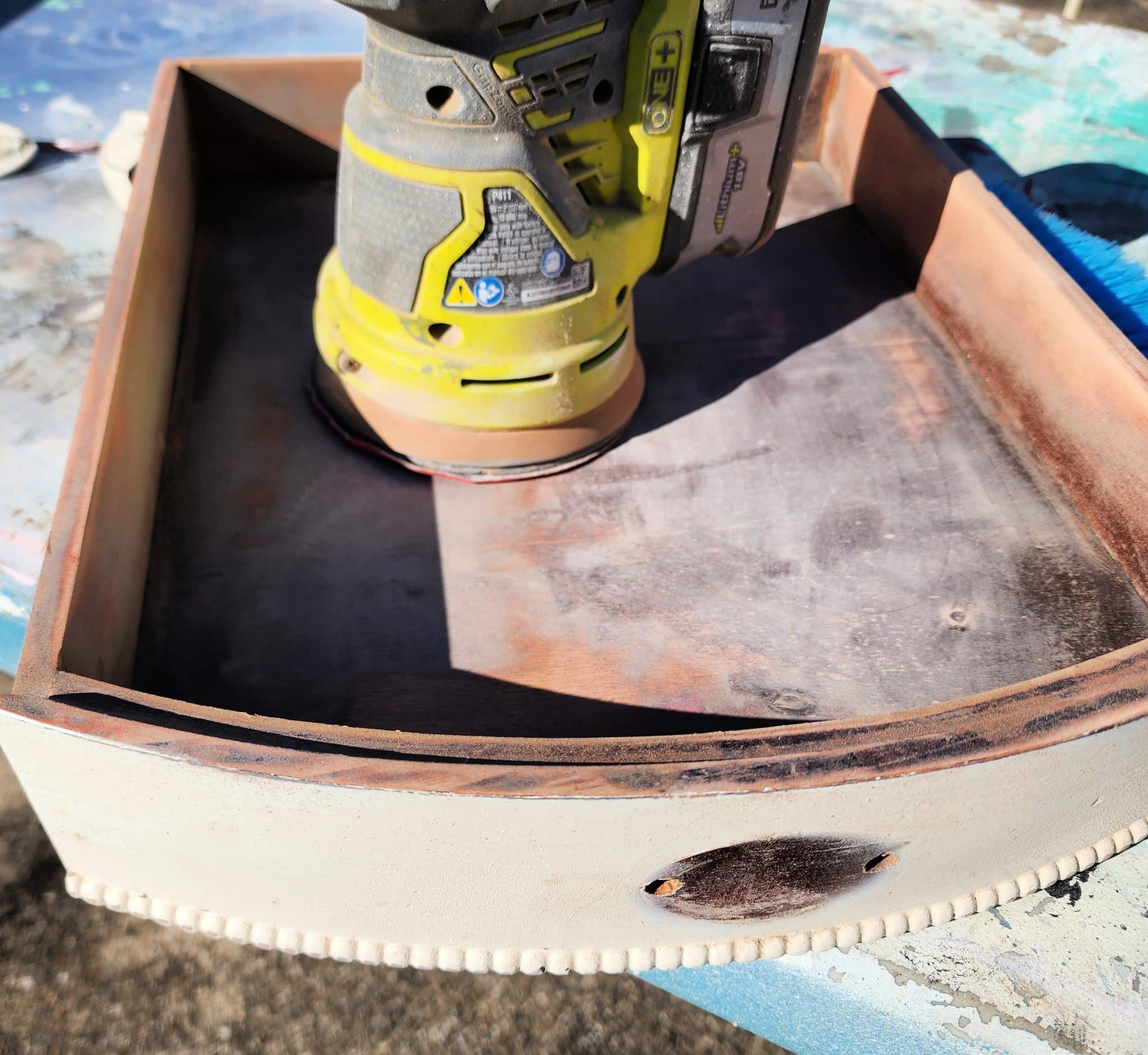 Drum Table Makeover - My Repurposed Life®