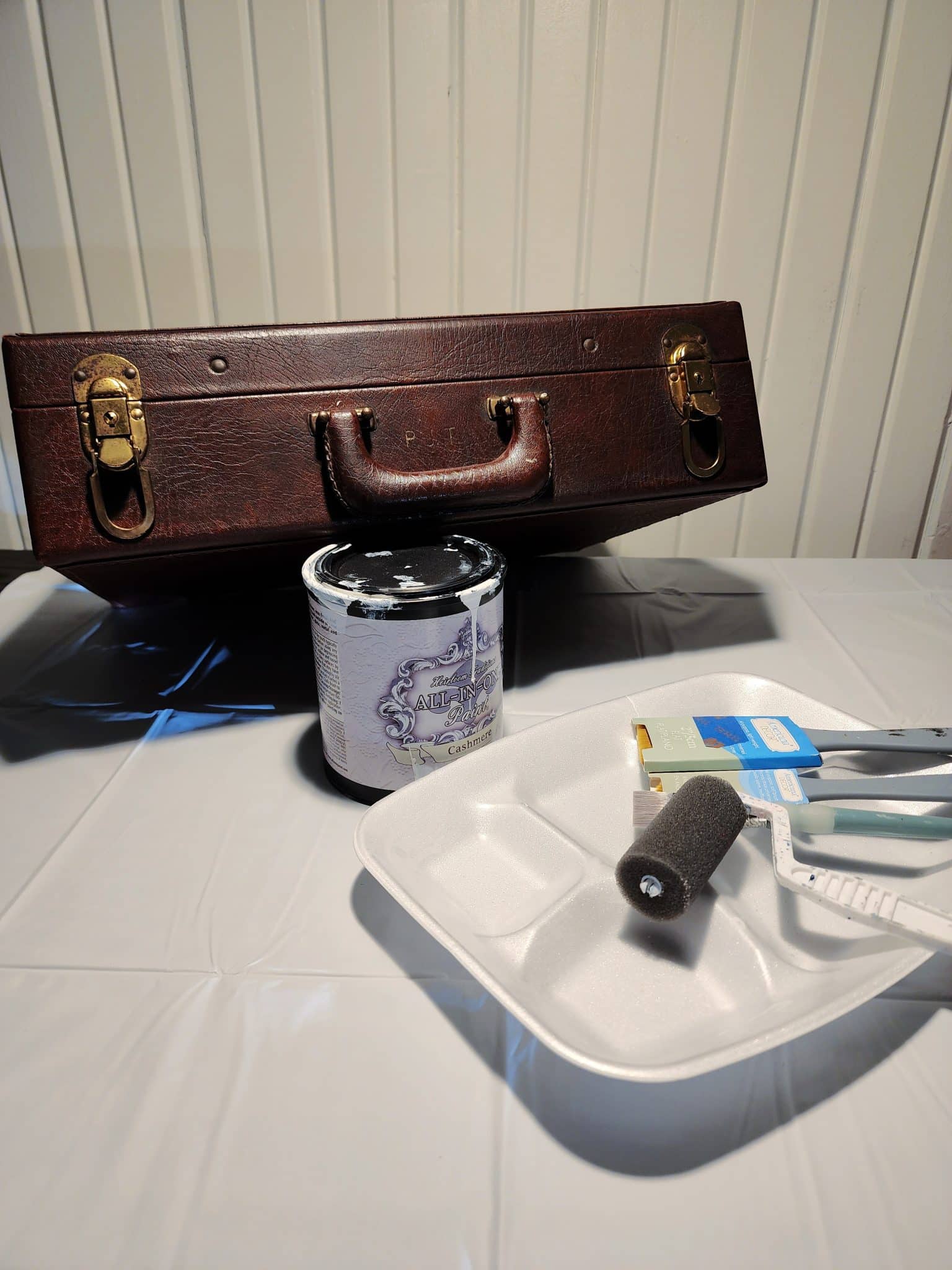 DIY Painted Suitcase - My Repurposed Life®