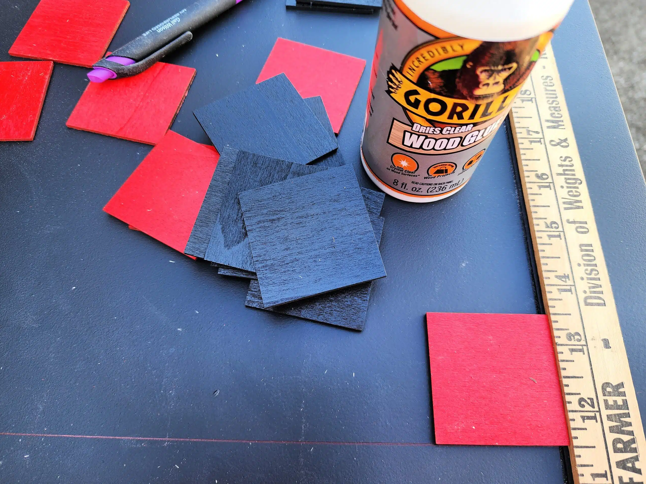 Checkerboard Game Table | Upcycled Nightstand - My Repurposed Life®