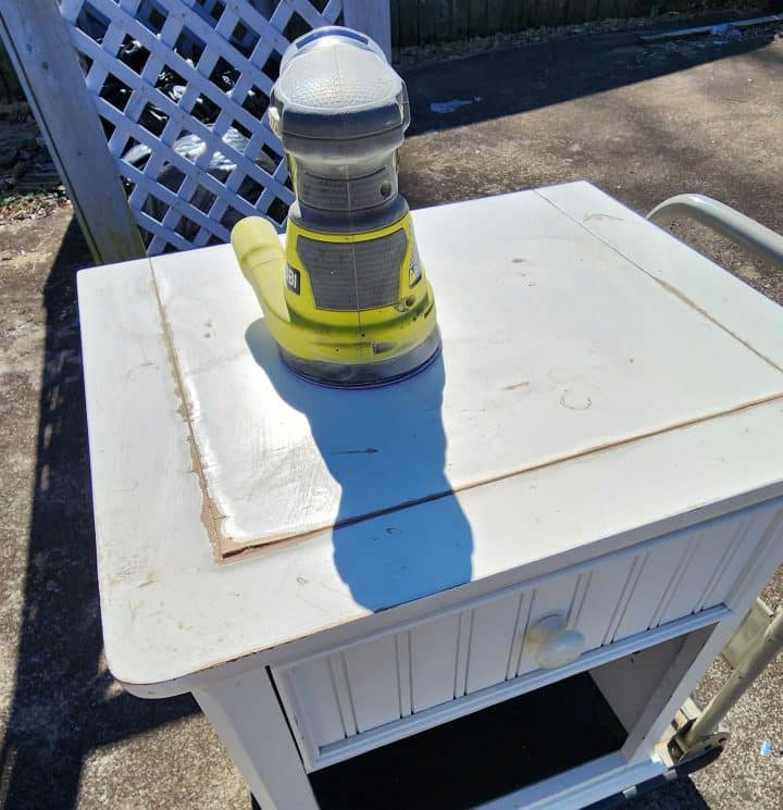 Checkerboard Game Table | Upcycled Nightstand - My Repurposed Life®