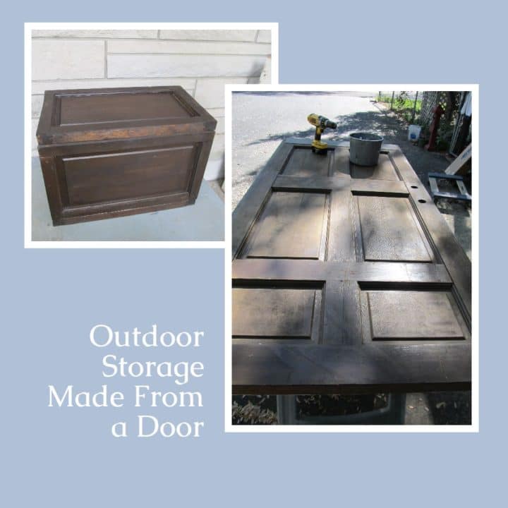 Repurposed Door into a Trunk - My Repurposed Life®