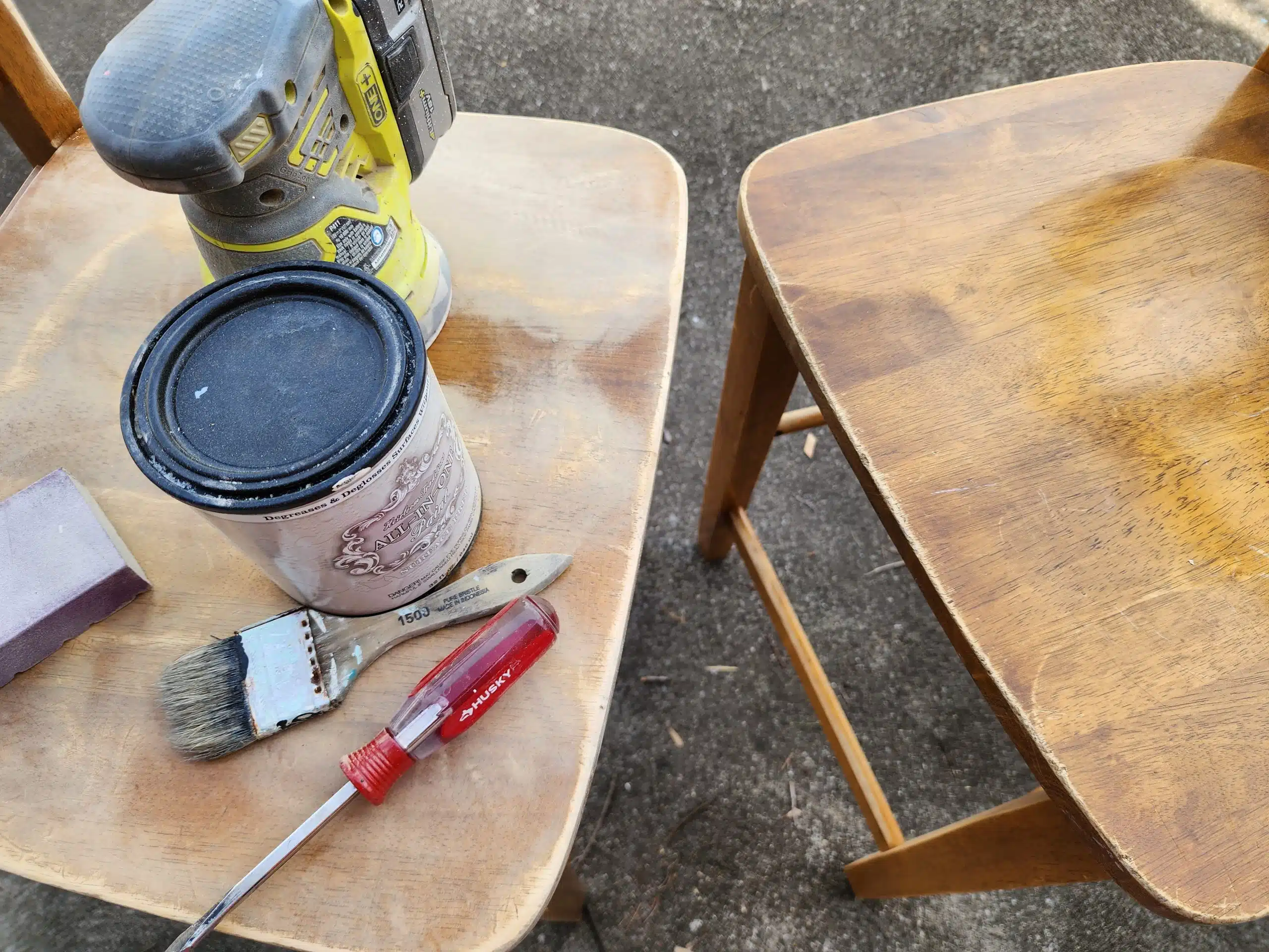Solid Wood X Back Counter Stools - My Repurposed Life®