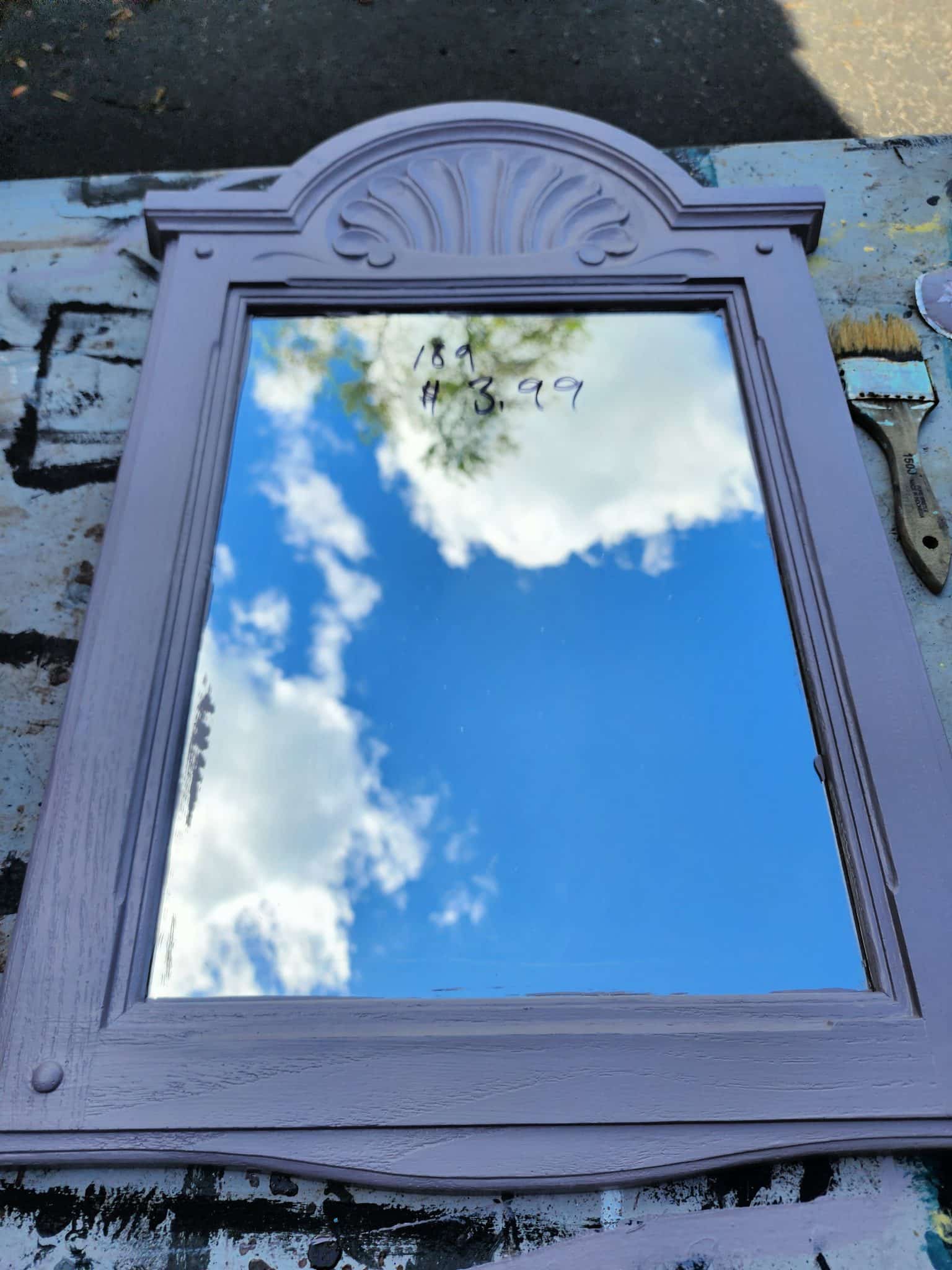 Small Vintage Mirror Makeover - My Repurposed Life®