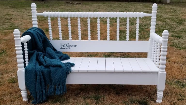 How to Turn Headboards Into Benches - My Repurposed Life®