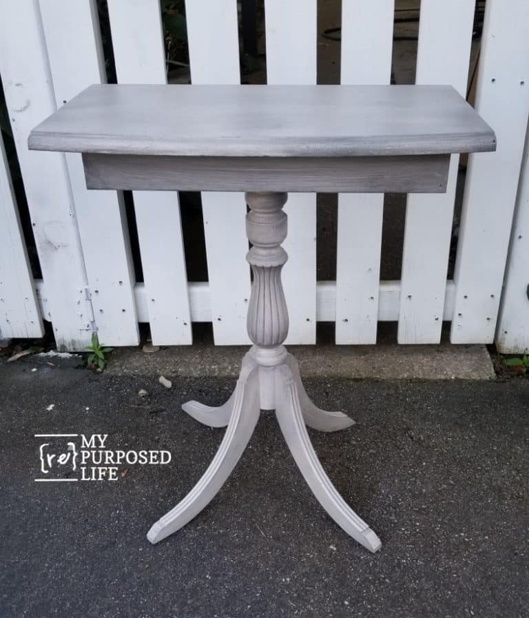 Small Claw Foot Table - My Repurposed Life®